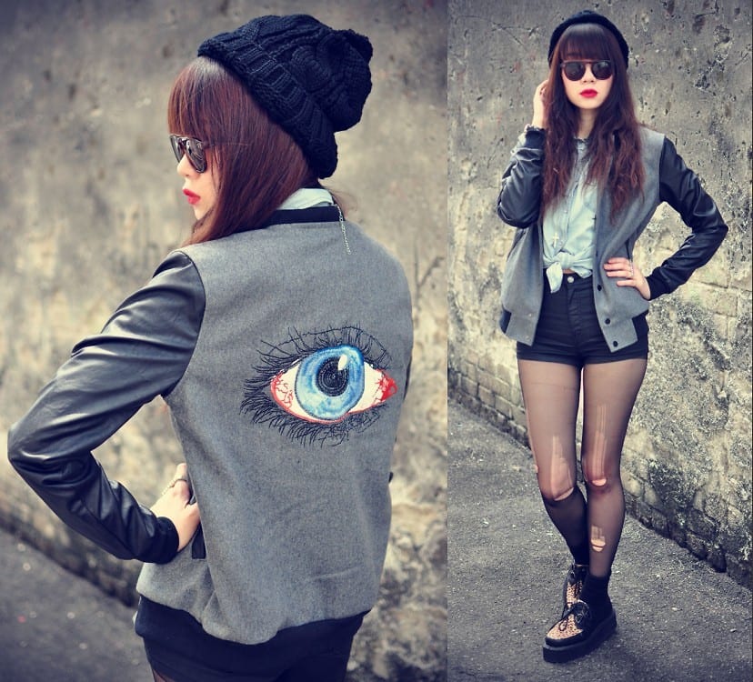 Fashionista NOW: Eerie But Quirky Fashion Trend ~ Eye Prints