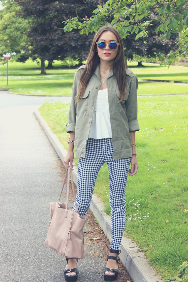 7 Ways To Wear Gingham Pants Fashion Inspiration