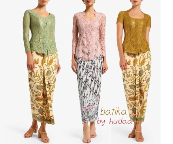 Sultry Modern Kebaya Style Tops With A Crop Style Hemline