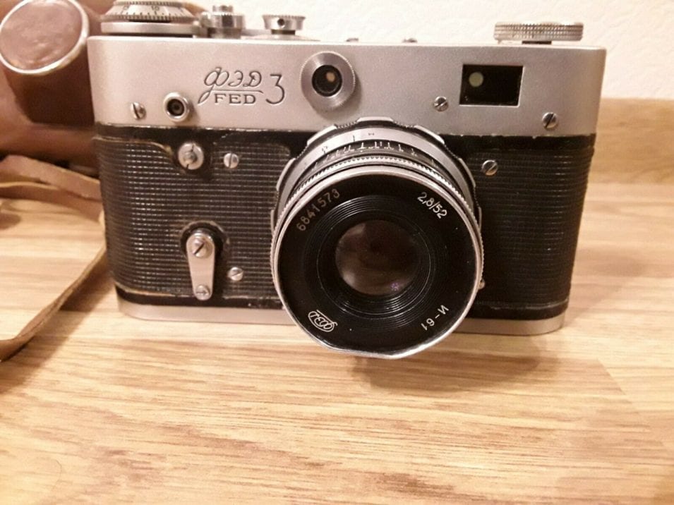 FED 3 Russian Rangefinder Camera with industar 61 52mm f2.8 Lens For ...