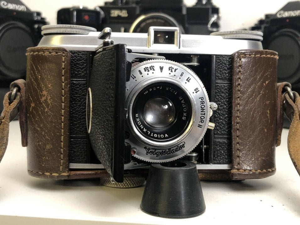 VOIGTLÄNDER PRONTOR II Camera + 50mm f3.5 VOIGTLANDER Skopar Lens ...