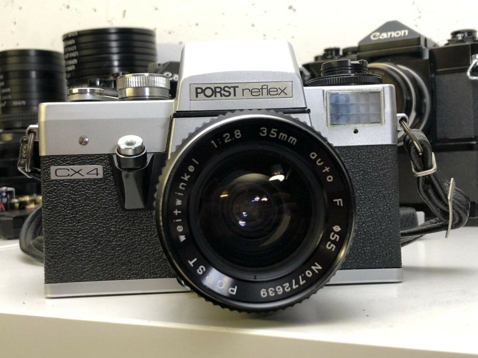 Porst Reflex CX4 Camera + Porst Weitwinkel Auto F 35mm f 2.8 Lens ...