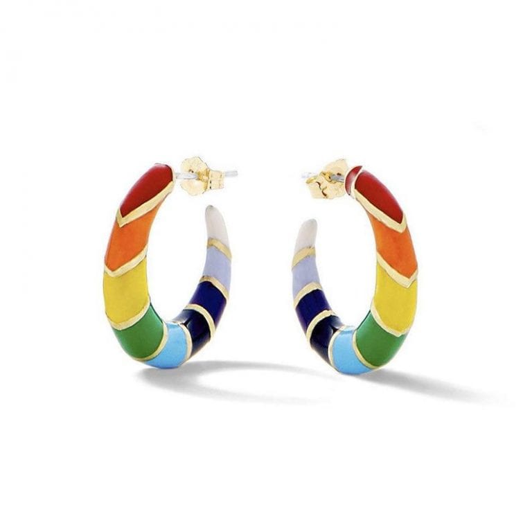 Rainbow Hoop Earrings ~ What Is Your Style?