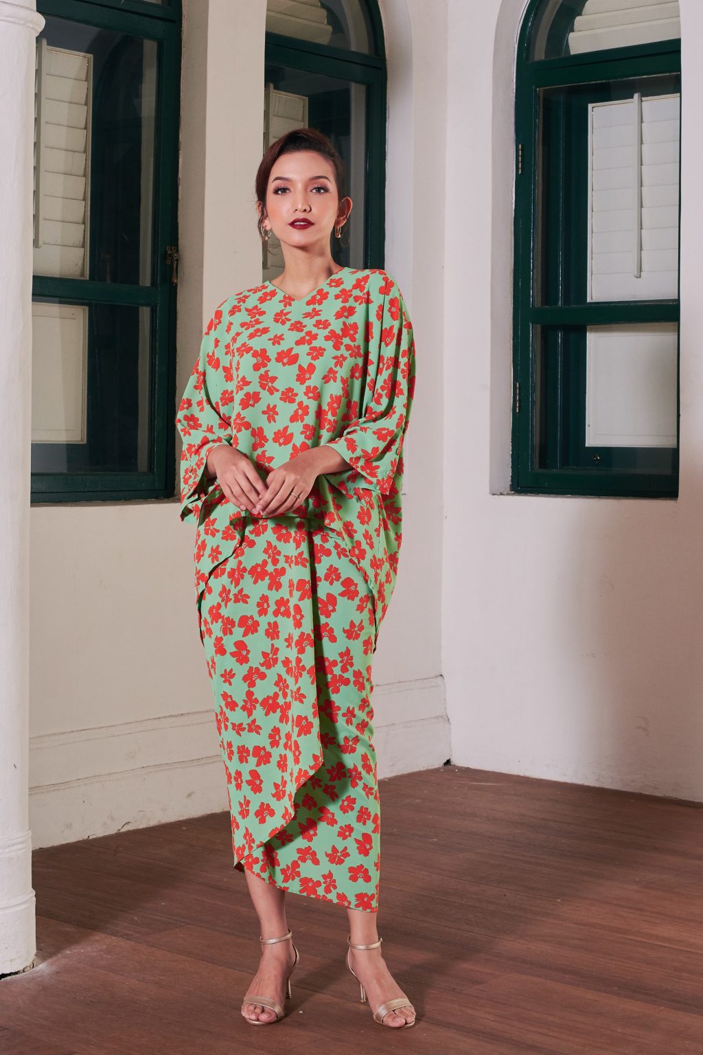 Baju Raya 2021 Inspo: Batwing Pareo In 4 Distinct Styles