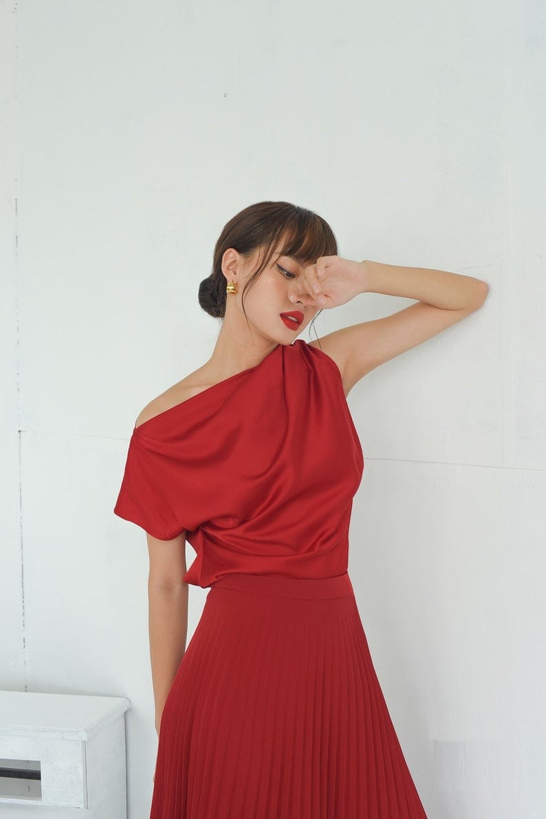 Decadent Red Silk Clothing For Women Of All Ages