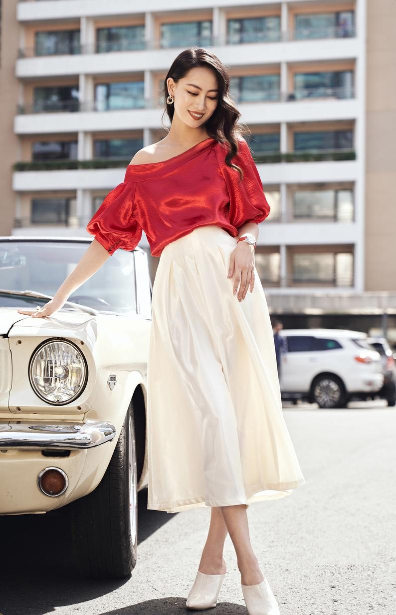 Decadent Red Silk Clothing For Women Of All Ages