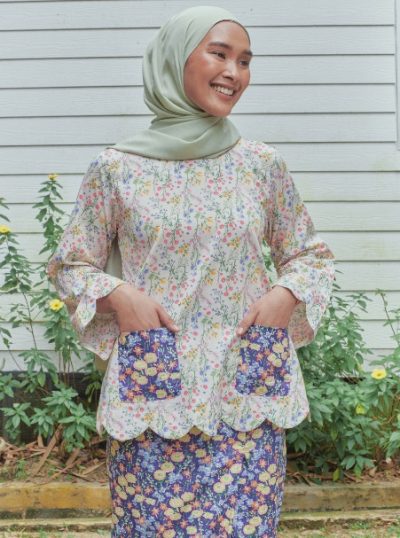 Baju Raya 2023 Inspo: Get Pretty In Floral Bidasari Kurung Kedah